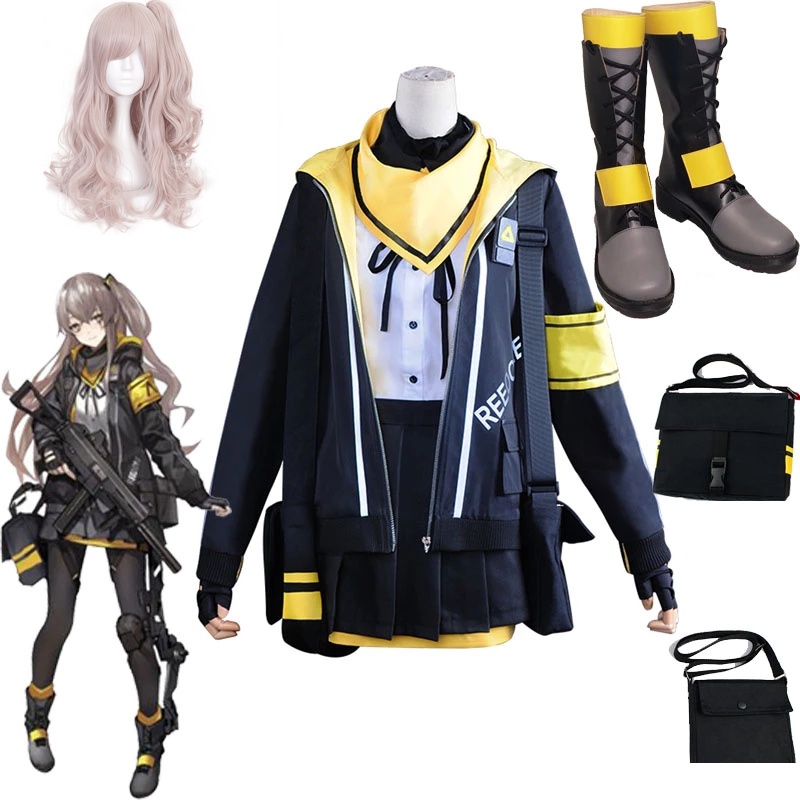 Anime Game Girls Frontline Ump45 Cosplay Costume Battle Unifrom Full ...