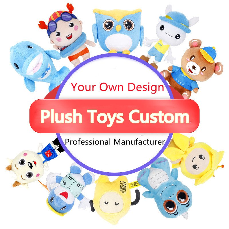 OEM Custom Plush Toys Mascots Customized Drawings Samples Anime Cartoon ...