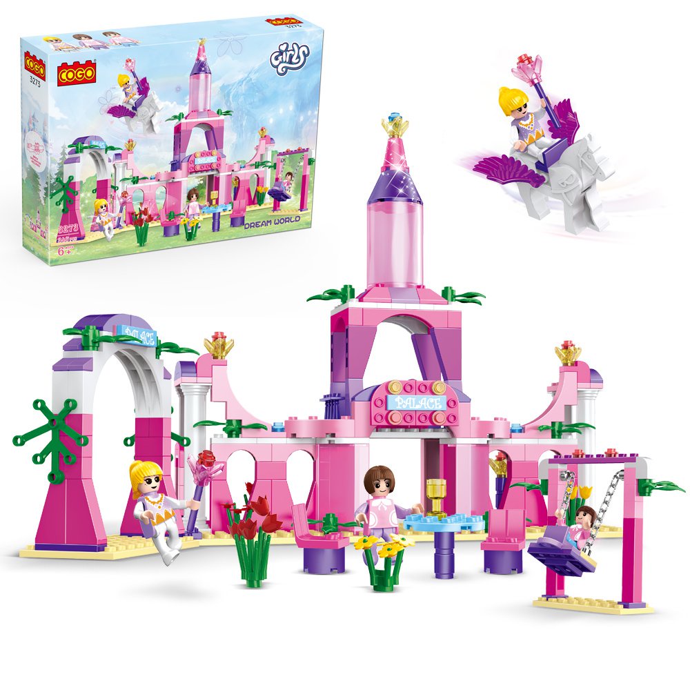 COGO Educational Building Blocks Girls Princess Castle Build Block For ...