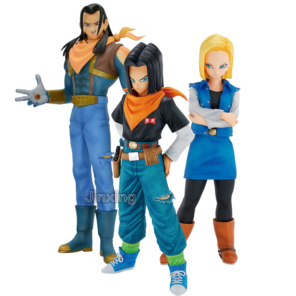 Anime Figure toys Maleficent DBZ Anime Figure Android 18 Android 17 ...