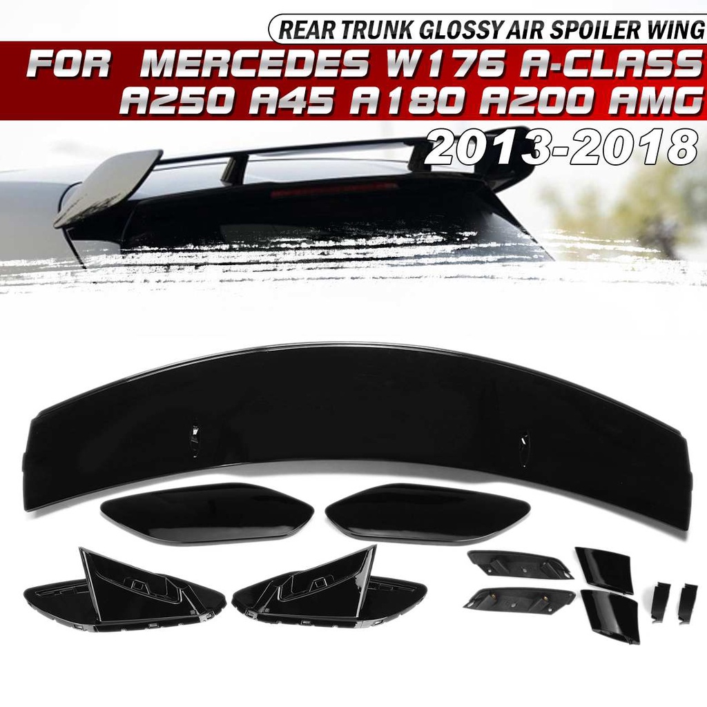 W176 Rear Roof Spoiler Wing Lip Extension For Mercedes-Benz W176 A ...