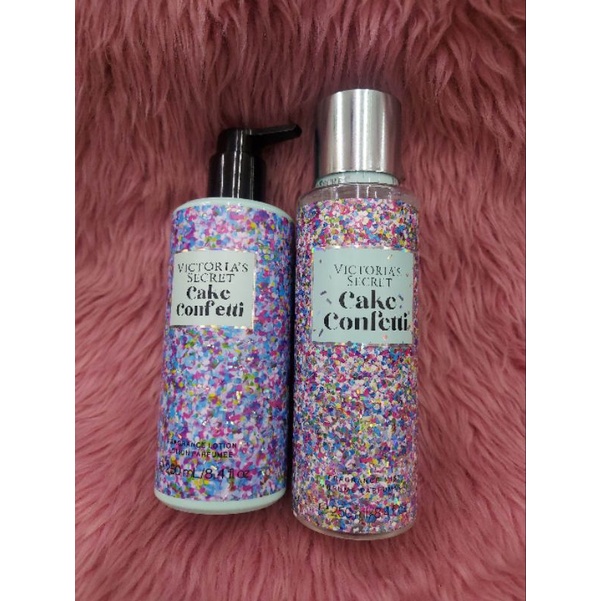 CAKE CONFETTI VS MIST & LOTION 250ML | Shopee Philippines