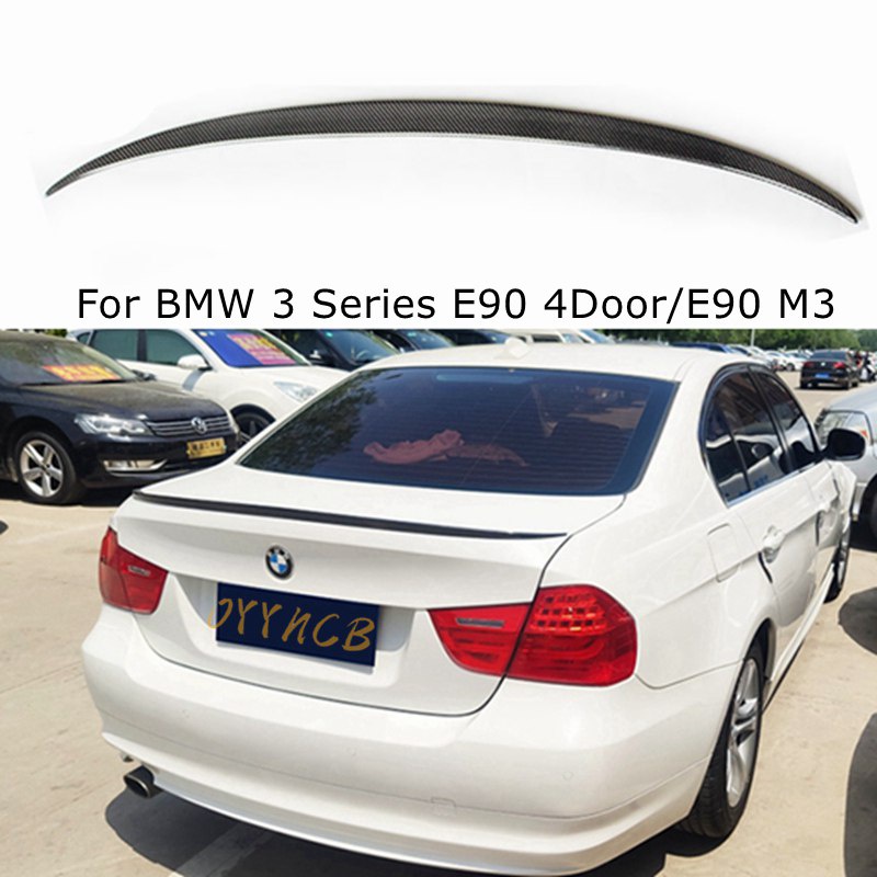 FOR BMW 3 Series E90 4Door/E90 M3 M3 Style Carbon fiber Rear Spoiler ...