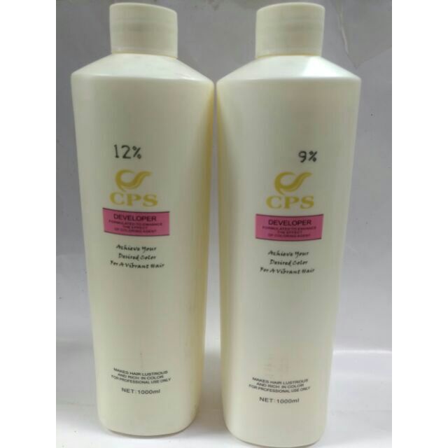 CP-40857 6%, 9%, 12%, CPS hair color developer/oxidizer 1000ml | Shopee ...