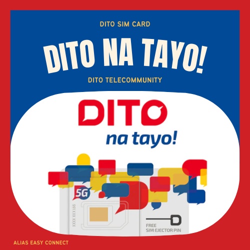 DITO SIM Card Special Number with Load 4G/5G Network Super Fast DITO ...