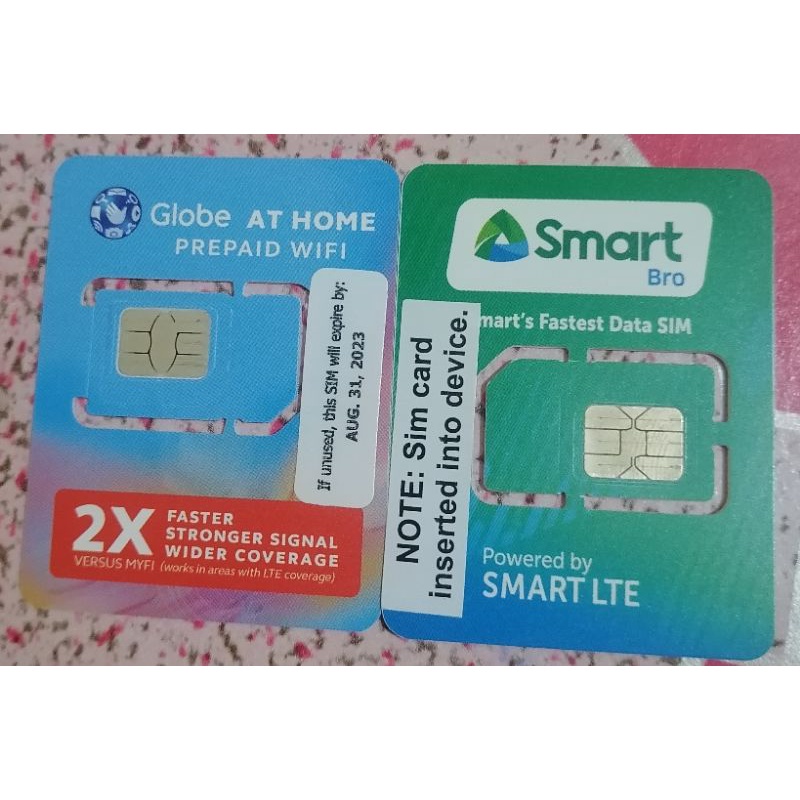 Globe at home/PLDT Prepaid Sim (w/ Freeload) | Shopee Philippines