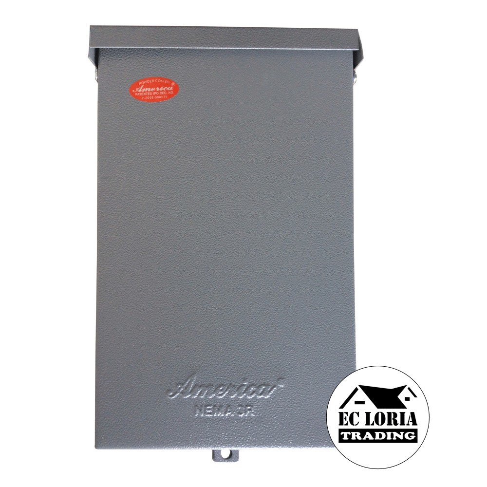 America Nema 3R Weatherproof Metal Panel Board Box Plug In (Circuit ...