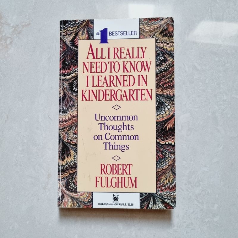 Self-Help | All I Really Need to Know I Learned in Kindergarten by ...