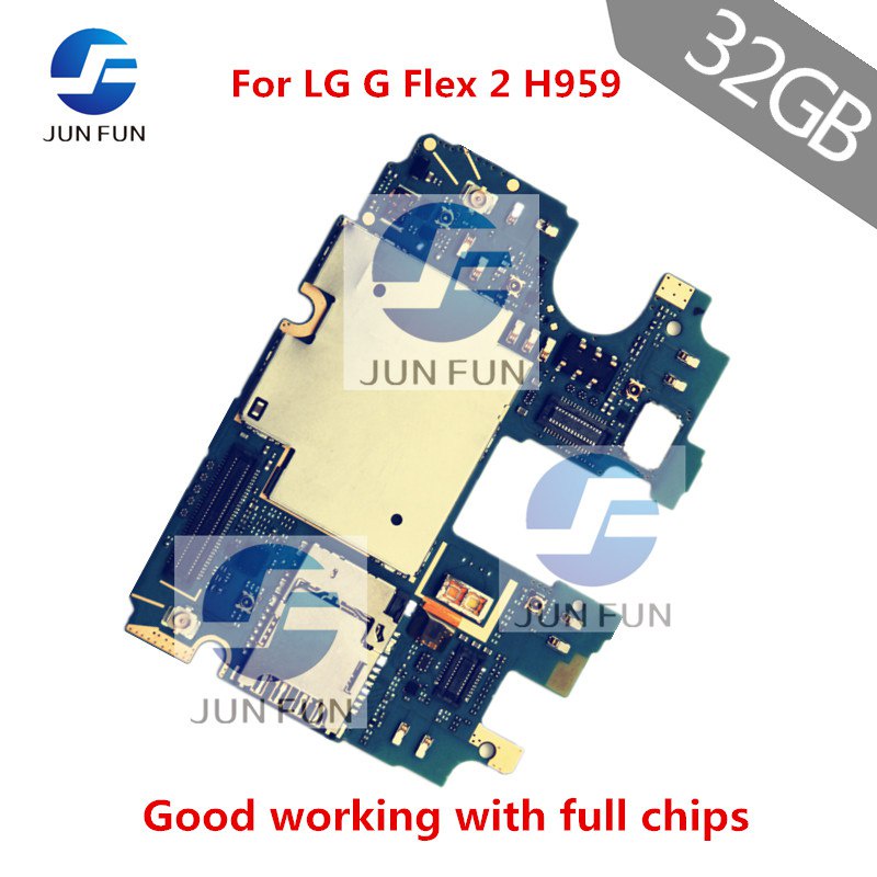 JUN FUN For LG G Flex 2 h959 Motherboard 32GB ROM Unlock Mainboard ...