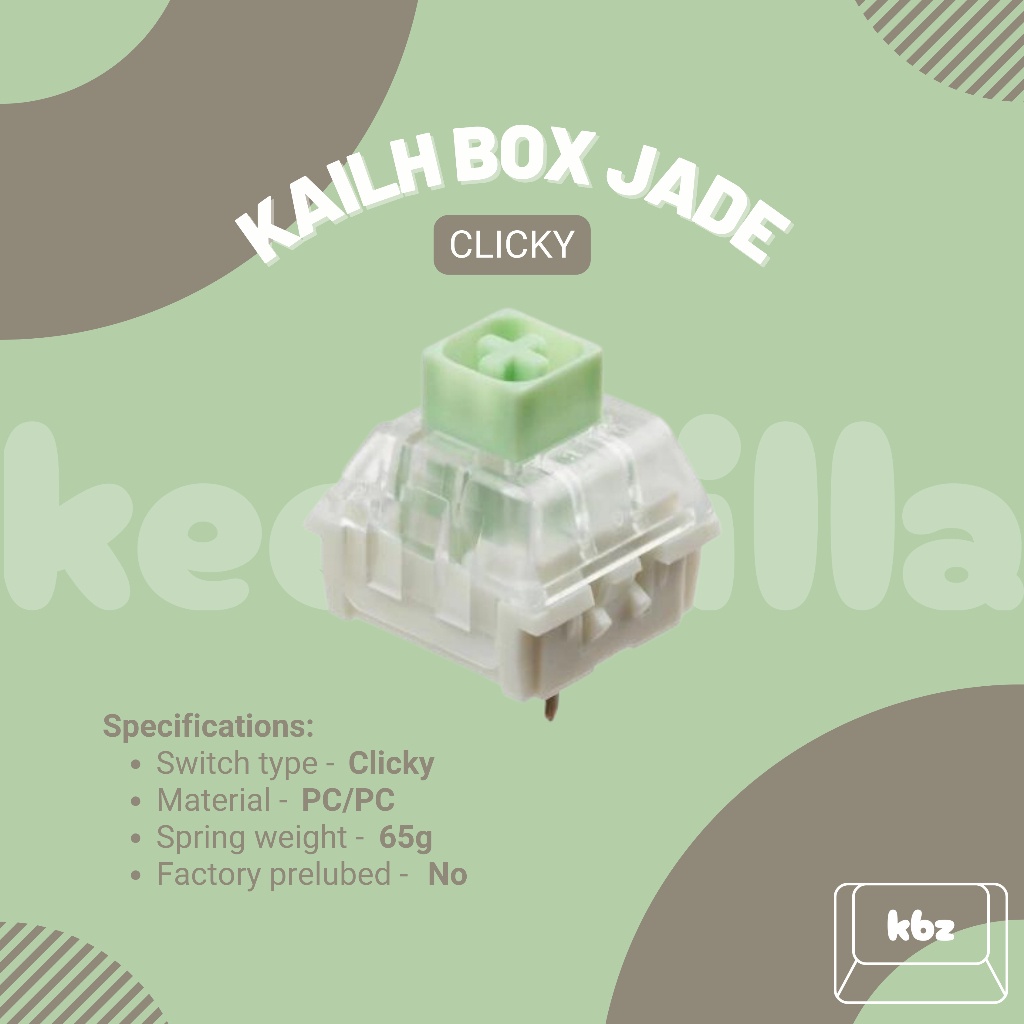 Kailh Box Jade Clicky Switch Mechanical Keyboard Switch SMD LED 3 pin ...