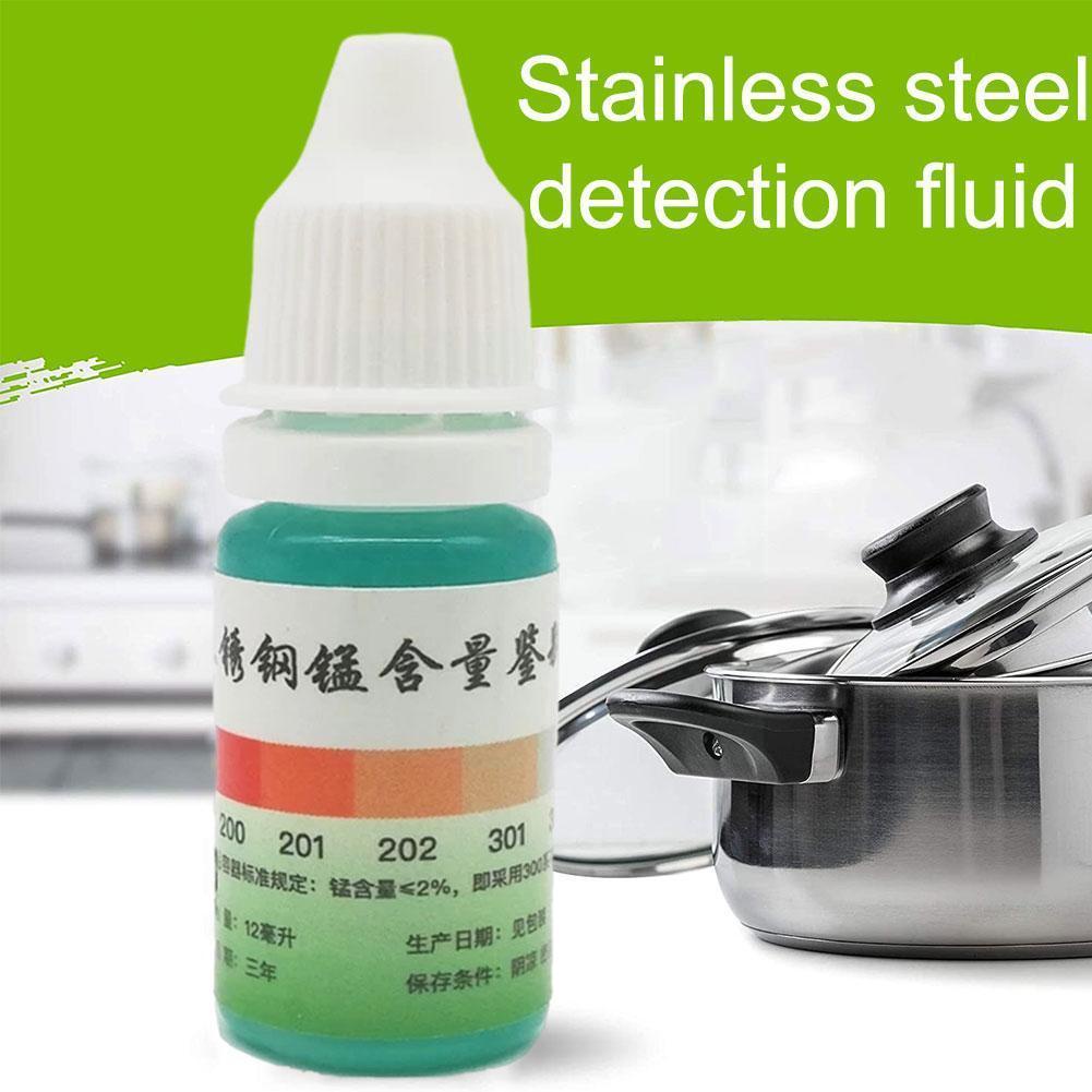 12ml 201 304 Steel Detection Liquid Identification Rapid Reagent Fluid ...