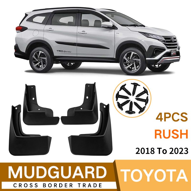 ☆For TOYOTA RUSH 2018 To 2023 Car Mudflaps Mud Flaps Splash Guards ...