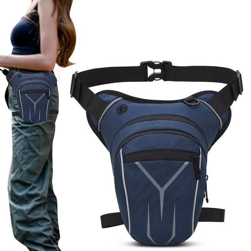 Motorcycle Leg Bag Durable Moto Bags Reflection Thigh Bags For Men ...