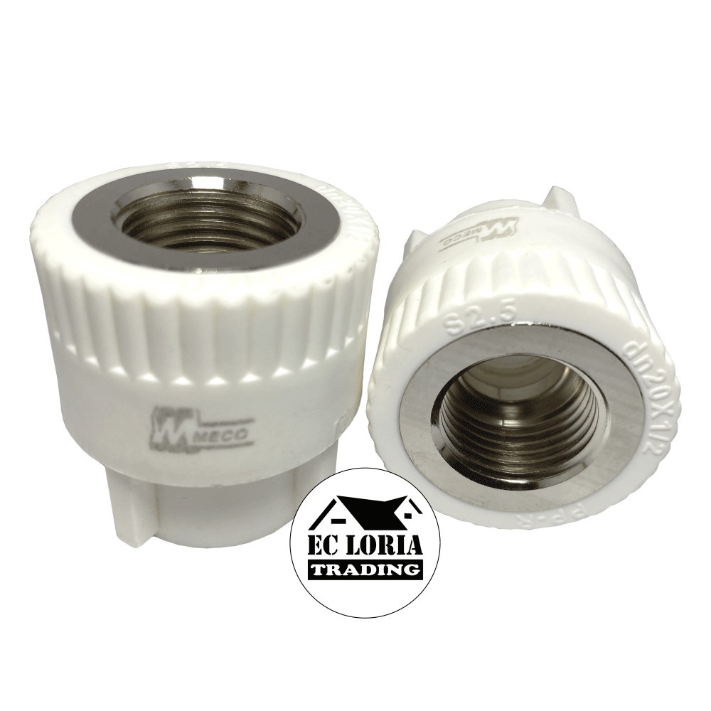Meco PPR Straight Coupling Female Adapter / Adaptor 1/2" | Shopee ...