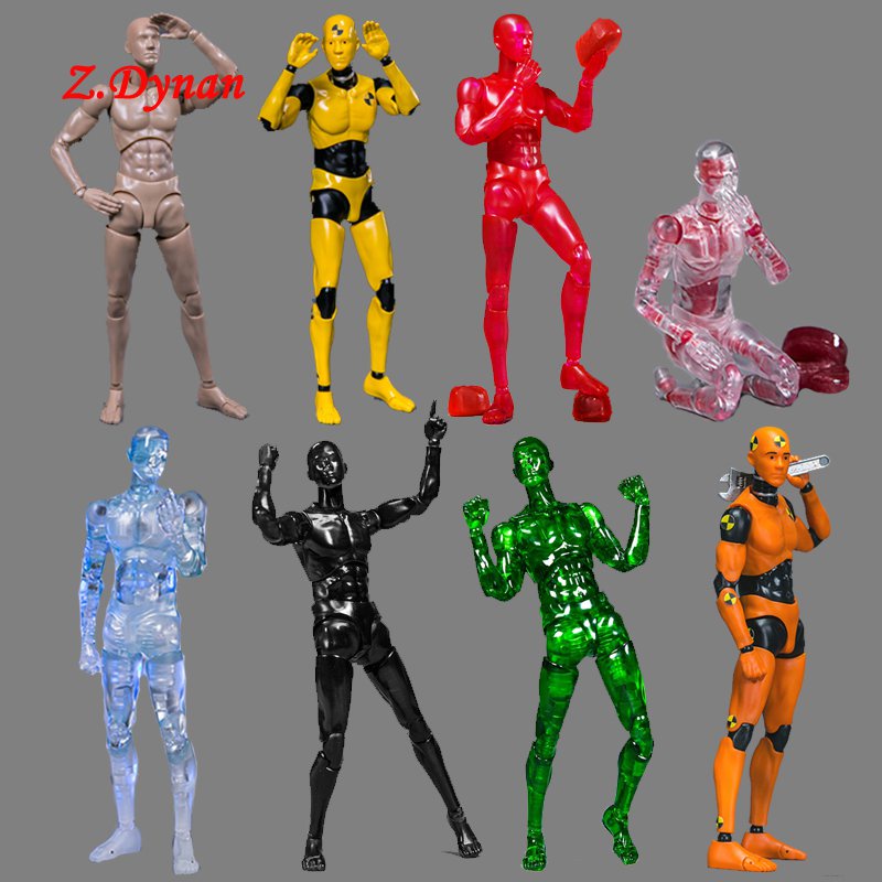 DAMTOYS DPS01 1/12 DPS03 Male Narrow Shoulder Drawman Body Jelly ...