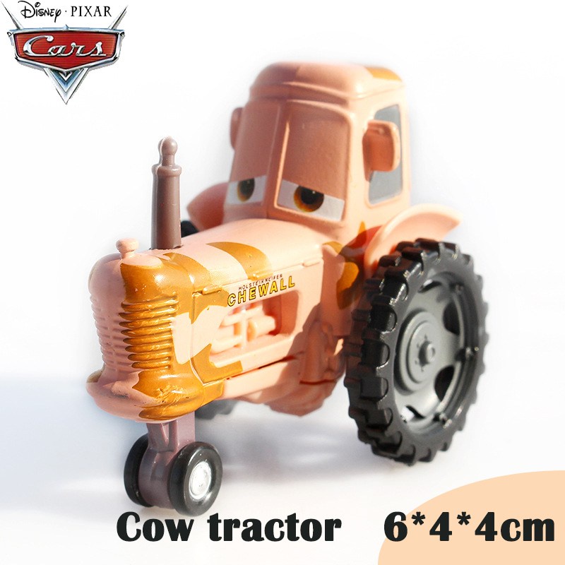 Original Disney Pixar Cars Chewall Cow Tractor Mini Metal Die Casting ...