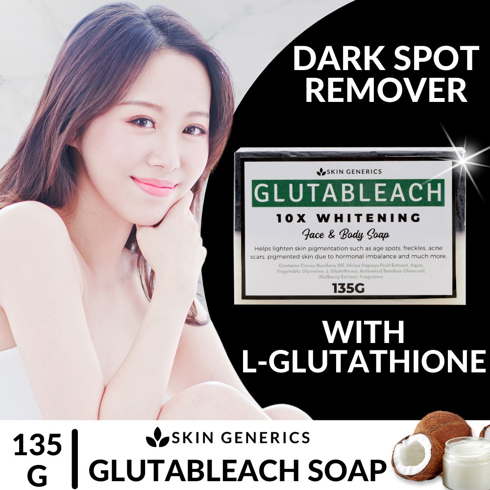 [ 10X GLUTATHIONE + BLEACHING ] SkinGenerics Glutathione Bleaching Soap ...