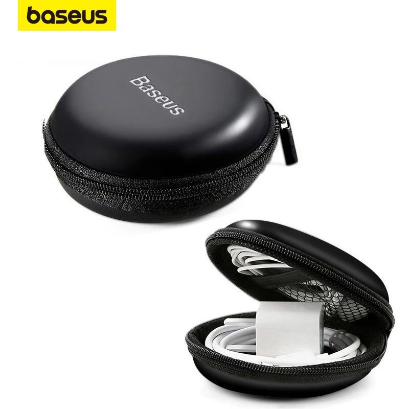 Baseus Earphone Portable Storage Bag Disk Case For Cable Earphone ...