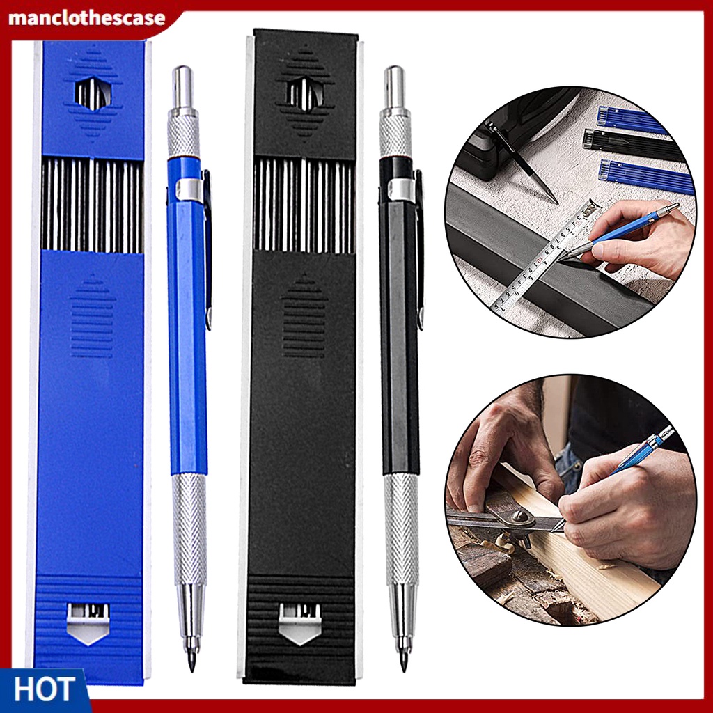 (manclothescase) Anti-deform Mechanical Pencil Rounded Edge Drafting ...