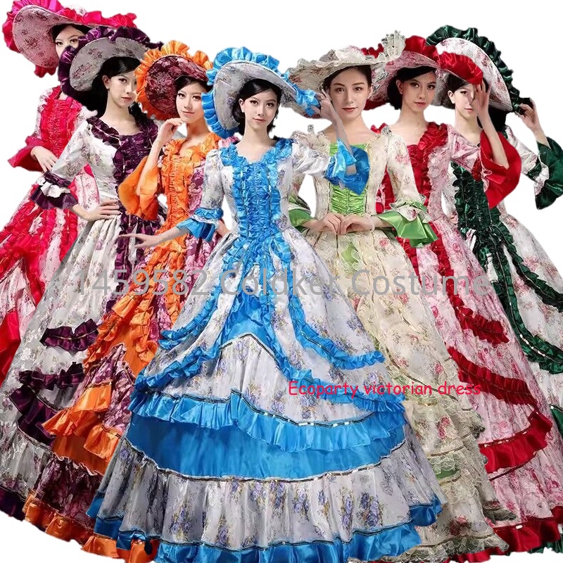 S-XXXL Custom Size Vintage Royal Court Stage Costume Medieval ...