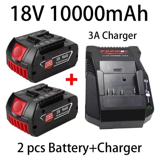 Batterie bosch Lithium-ion 18V 10ah Rechargeable Pour Perceuse ...