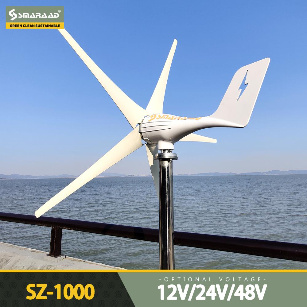 Wind Mill Turbine Generator Energy Power 800W 1000W 12V 24V 48V ...