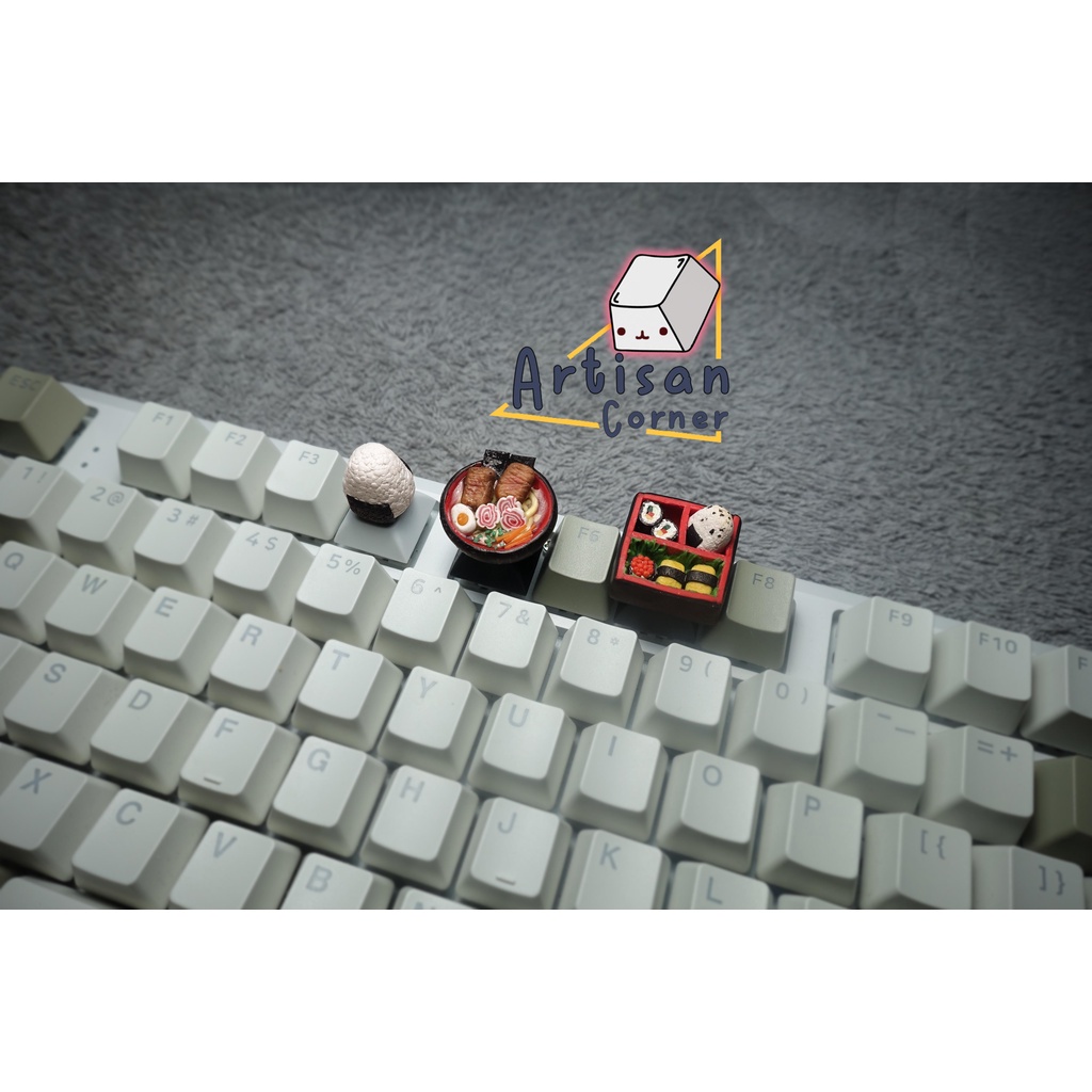 ℡Mini Japanese Food Ramen and Bento Artisan Keycaps | Shopee Philippines