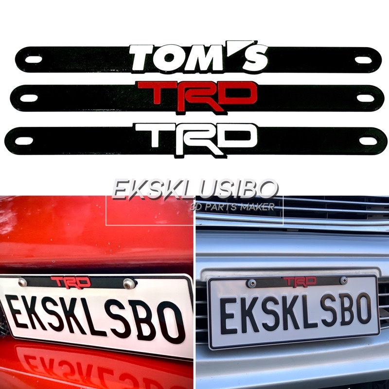 Car Plate Emblem Toyota Tom’s TRD Logo Badge | Shopee Philippines