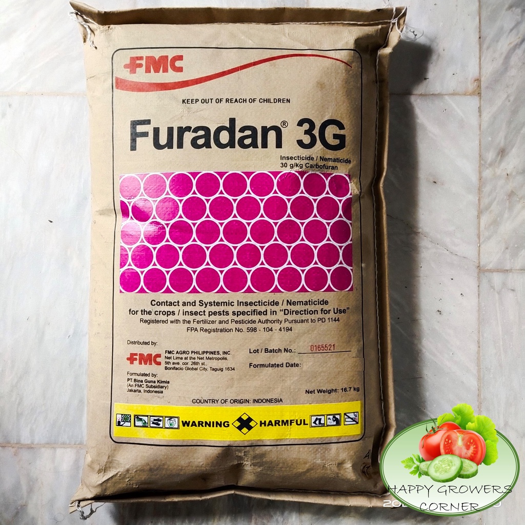 ↂ Furadan 3G Broad Spectrum Systemic Insecticide & Nematicide (1KG/ 500 ...