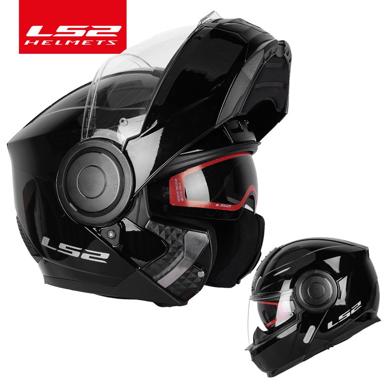 Casco LS2 SCOPE Flip-up motorcycle helmet ls2 ff902 modular double lens ...