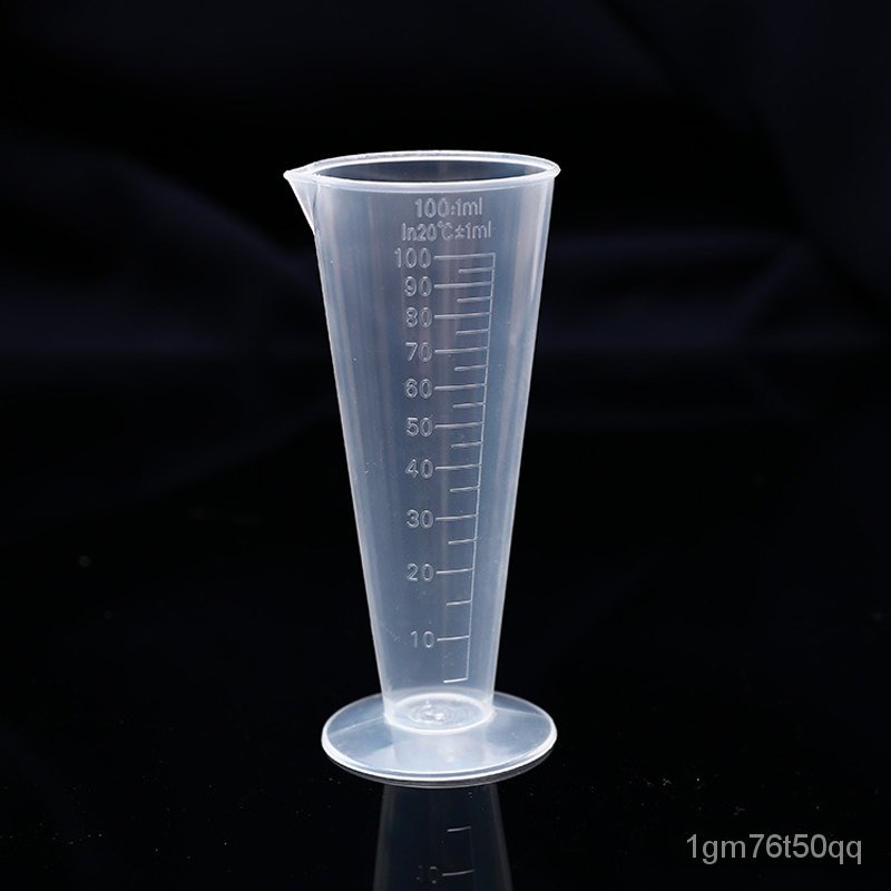 10pcs/pack 100ml Plastic Conical measuring cup Graduated conical ...