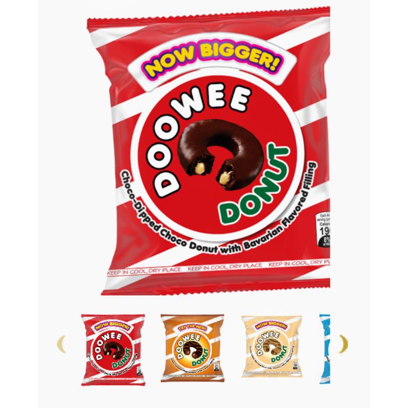 Dowee Donut Chocolate Flavor 10 pcs per pack (10x42g) | Shopee Philippines