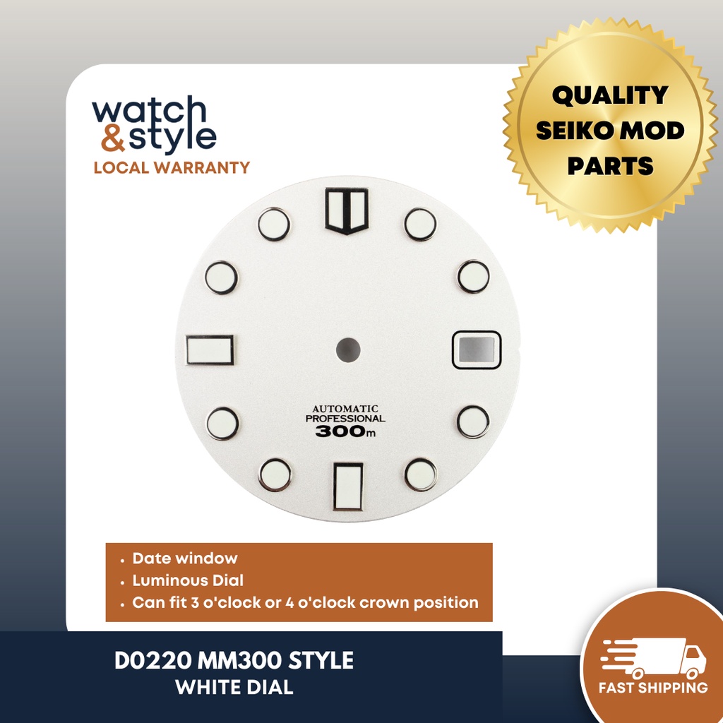 D0220 MM300 Style White Dial | Shopee Philippines
