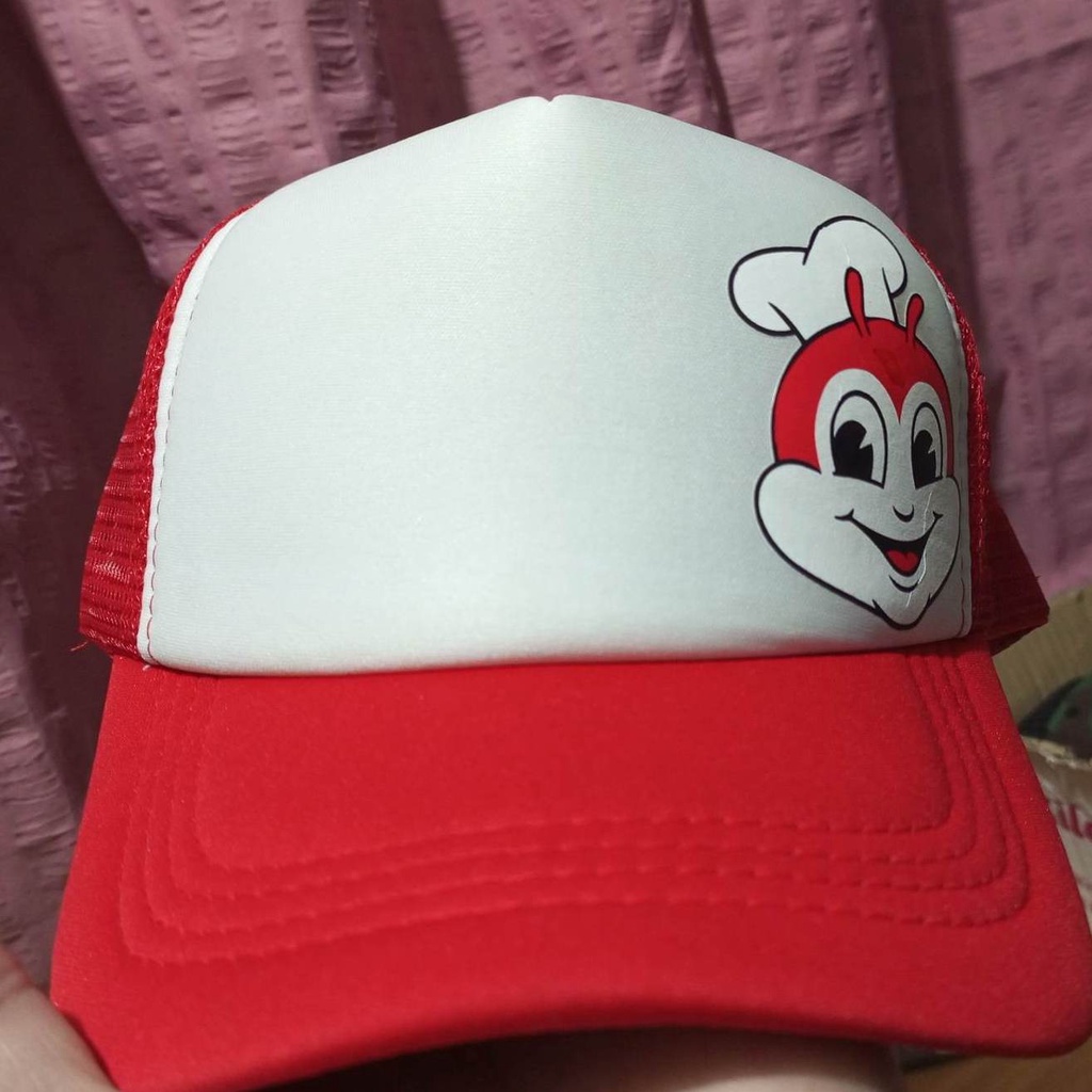 Jollibee Classic Trucker Net Cap Hat Mesh Snap Back Hero Fashion Trend ...
