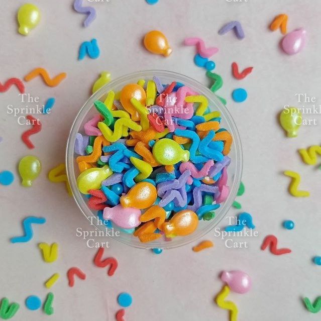 Assorted Design Edible Sprinkles Dragees Baking Sugar Candy Cake ...