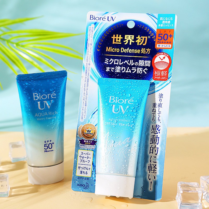 Biore UV Sunscreen Aqua Rich Watery Essence/Gel Rich Water SPF 50+ PA ...