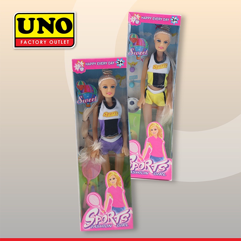 UNO FASHION DOLL-SPORTS GIRL (RANDOM COLORS) | Shopee Philippines