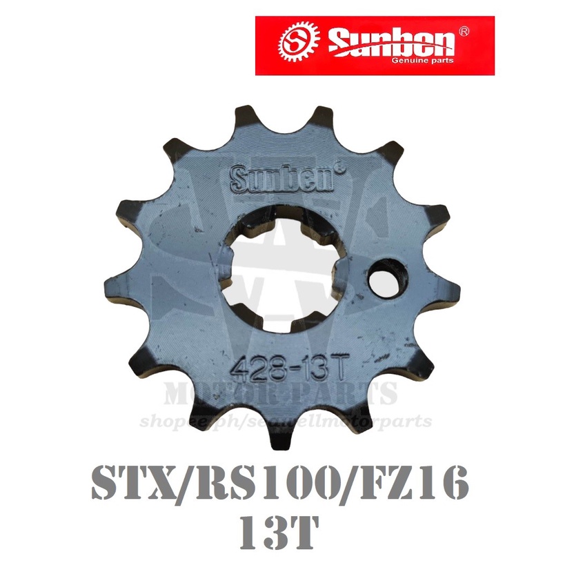 ENGINE SPROCKET SUNBEN FOR STX/RS100/FZ16/YTX125 13T 14T 15T 16T ...