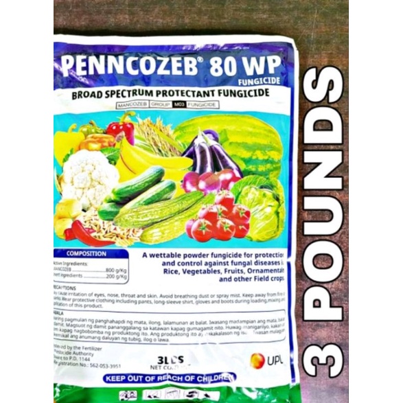 PENNCOZEB 80 WP MANCOZEB FUNGICIDE (3 LBS) UPL | Shopee Philippines