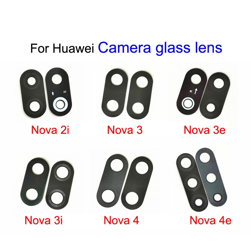 Back Camera Glass Lens Replacement For Huawei Nova 2i 2 Lite 3 3i 3e 4 ...