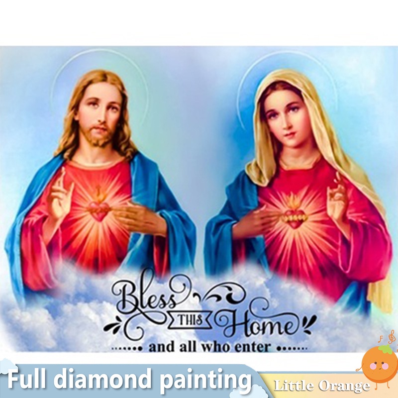 [Little Orange] 5D Diamond Painting Set DIY Religious Diamond Painting ...