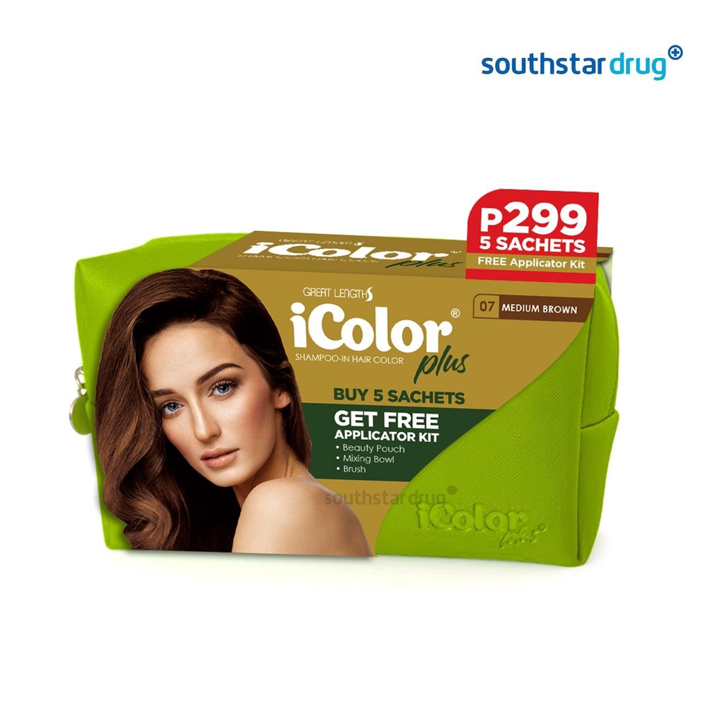 IColor Plus Medium Brown 30ml 5x1 Pack | Shopee Philippines