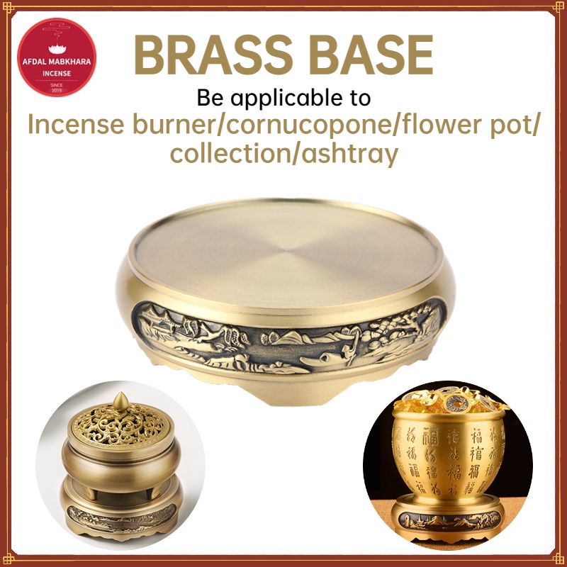 Brass Base Base Incense Burner Base Incense Burner Buddha Statue Base ...