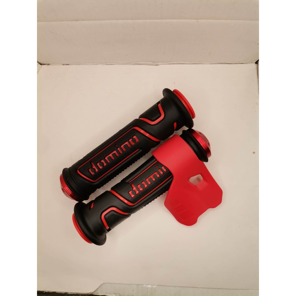 Suzuki Shooter 115 Fi | UNIVERSAL DOMINO HANDLE GRIP RED STEEL BAR END ...