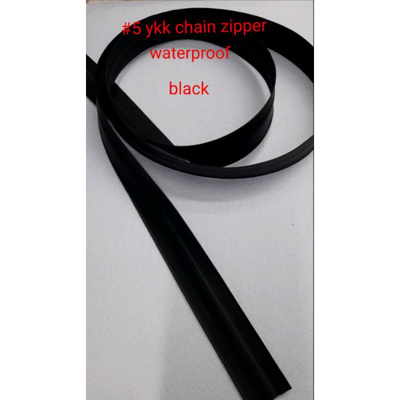 ☃ ☞#5 ykk chain zipper waterproof sold per (1meter) | Shopee Philippines