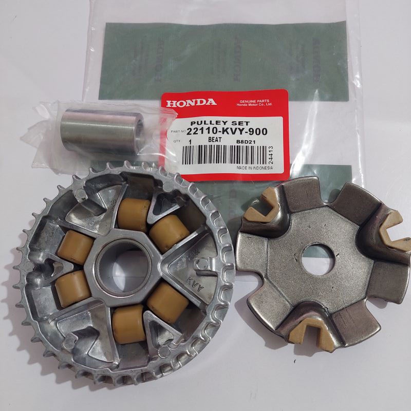 DRIVE PULLEY SET 22110-KVY-900 for Honda BEAT Carb - Genuine Part from ...