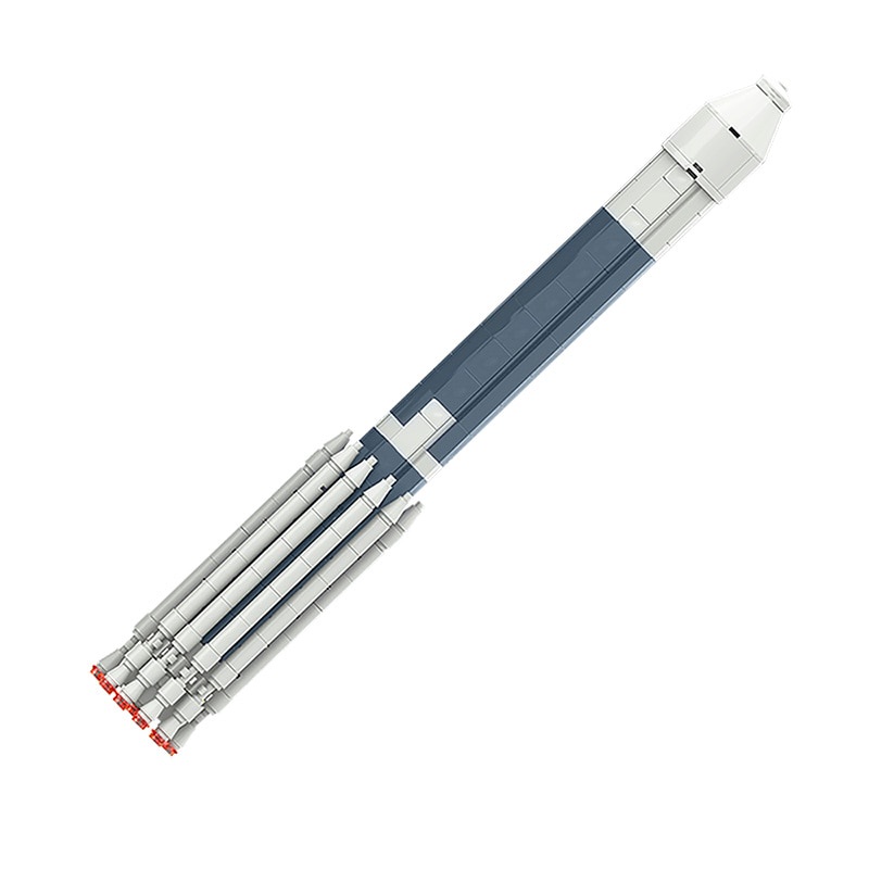 9vG0 MOC Explore Carrier Saturn V N1 Moon Rocket Building Blocks Set ...