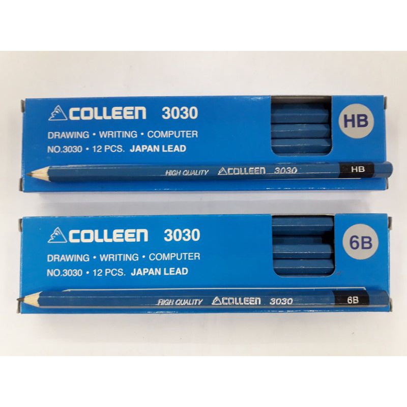 ┋COLLEEN 3030 Drawing Pencil in HB and 6B sold by 12 pcs per bx ...