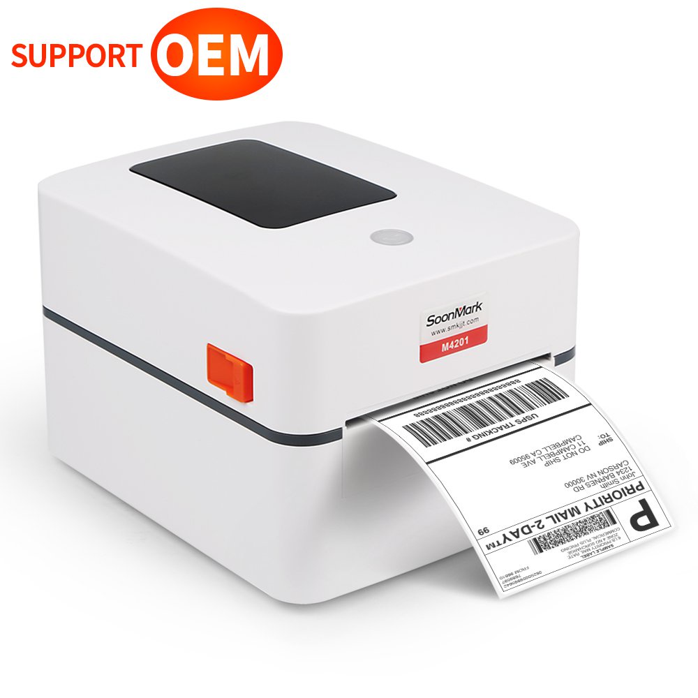 M4201 SoonMark 4x6" Thermal Shipping Label Printer, Wireless Label Printer for Shipping ...