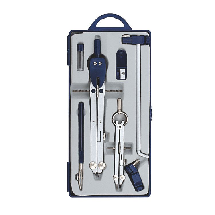 metal bow school compass set with black plastic box | Shopee Philippines